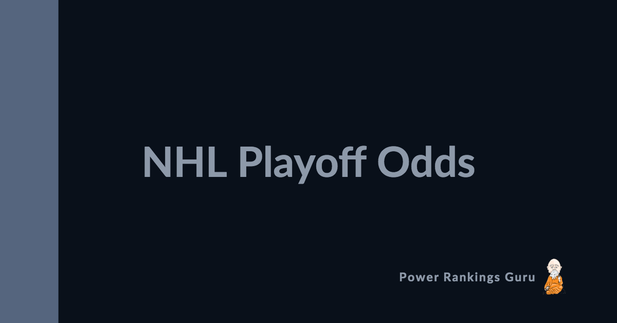 NHL Team Point Projections